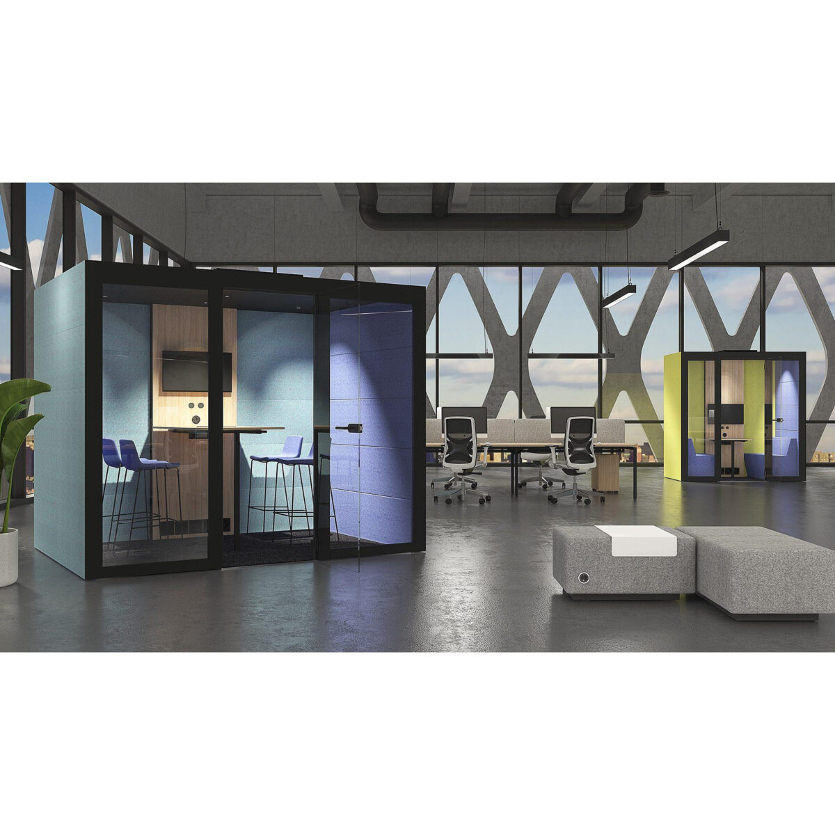 SILENT ROOM L Panel Dividers - WorkFlo European Systems Ltd in Trinidad ...